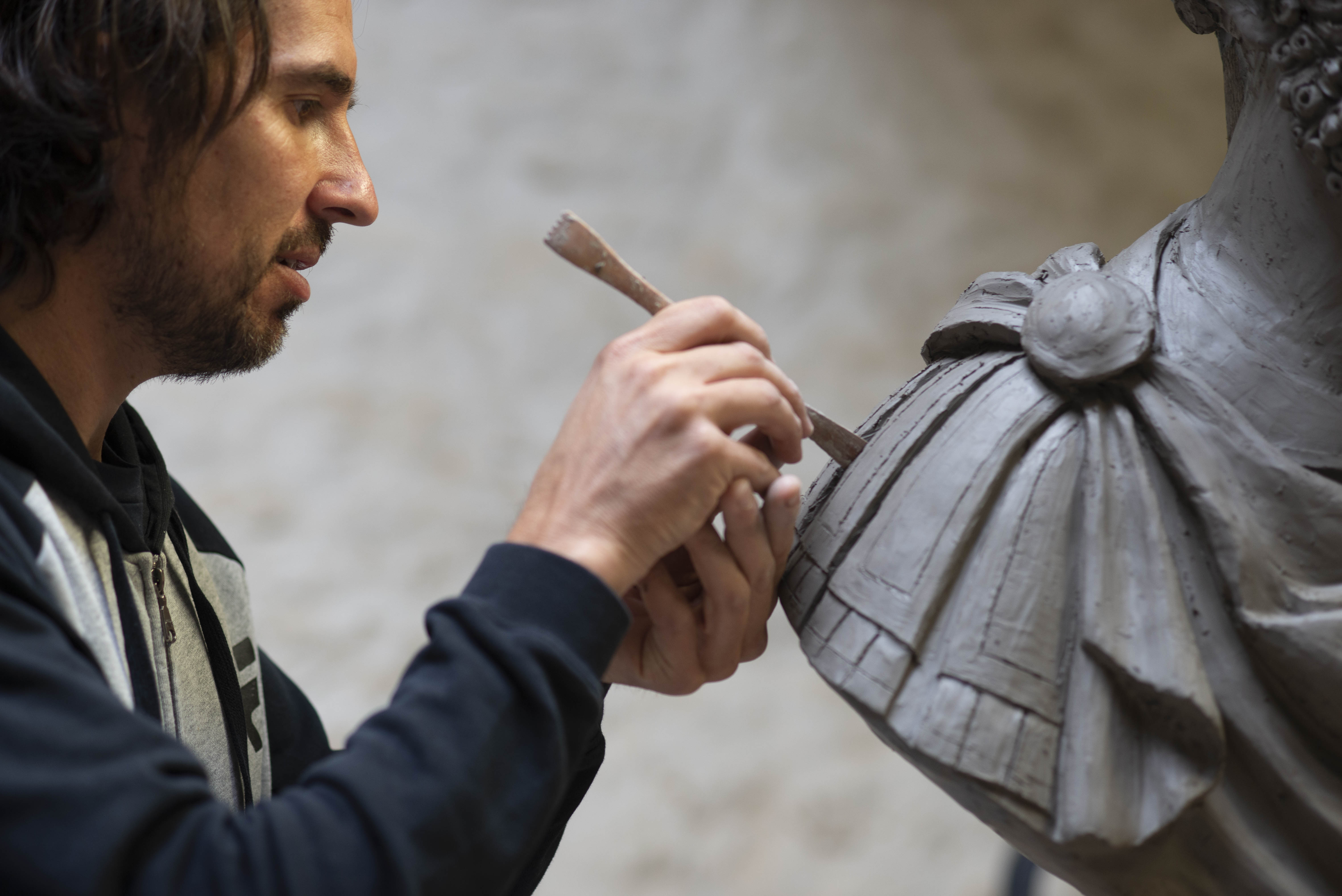 Stolen Roman busts recreated for National Trust site near Highworth