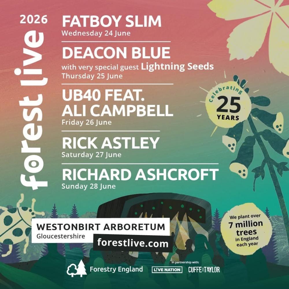 Lineup complete for Forest Live 2026