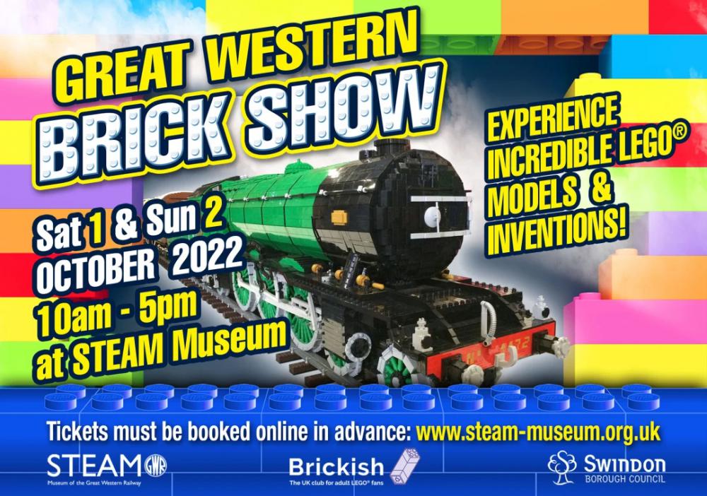 Swindon’s Great Western Brick Show to celebrate 20 years at Steam