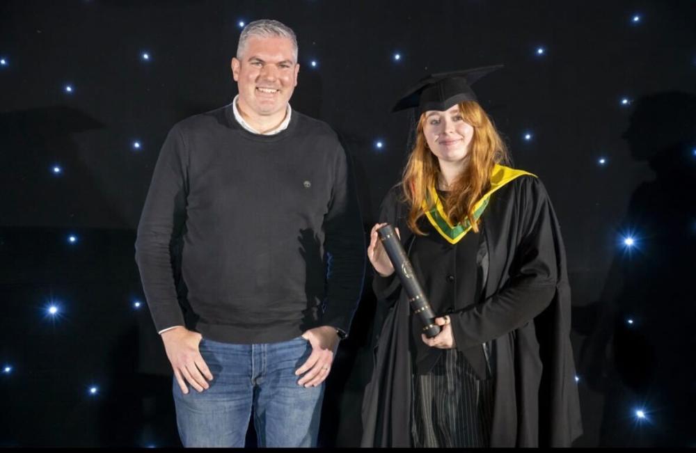 Swindon's first Amazon engineering apprentice graduate