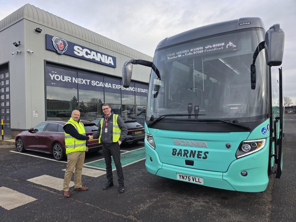 Barnes Coaches has new Scania vehicles as part of major fleet investment