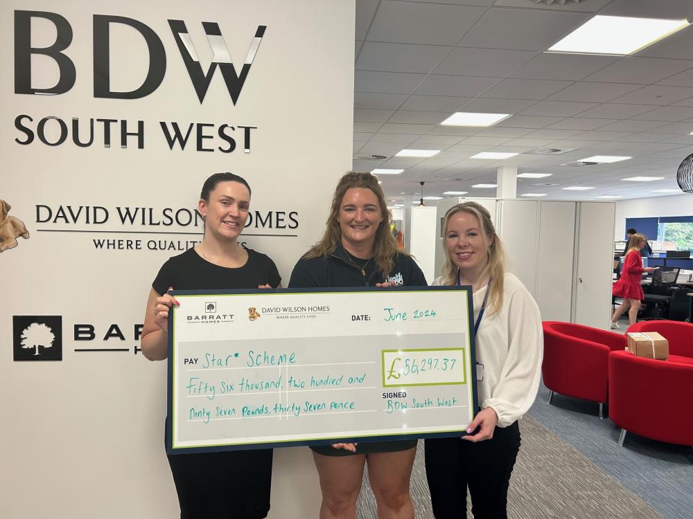 Wiltshire housebuilder raises record-breaking £56,000 for children’s ...