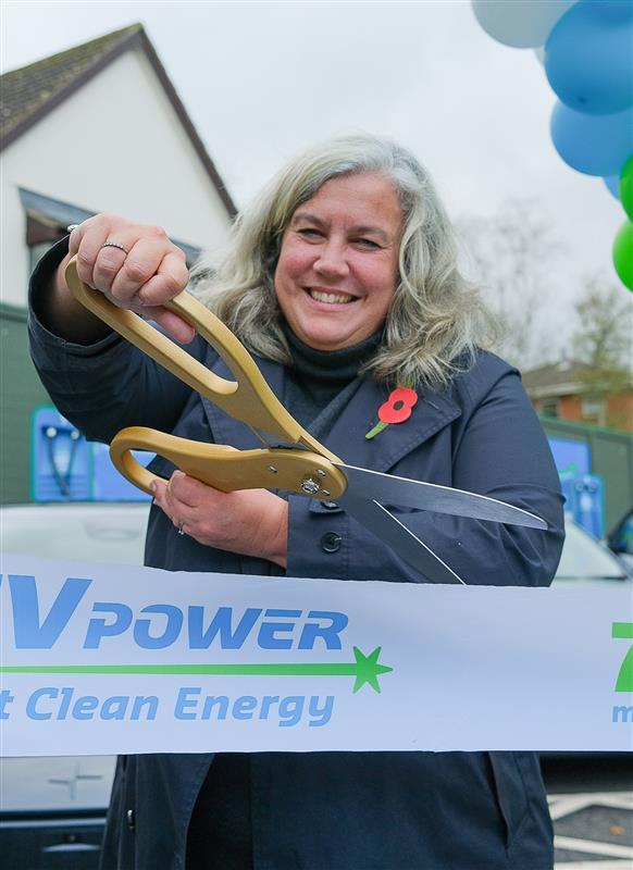 Swindon MP opens EV power charging hub