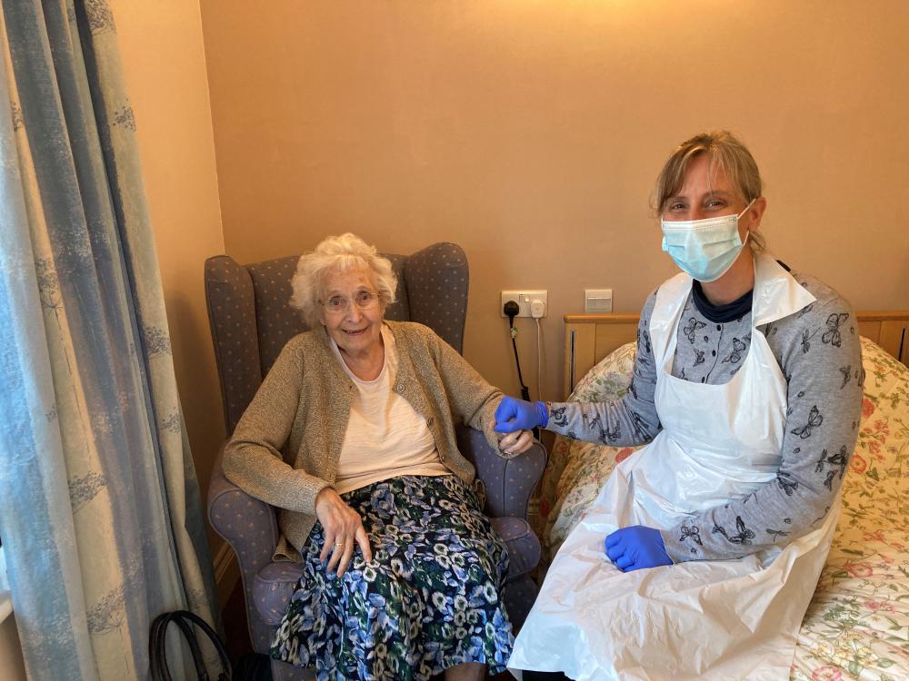 Care home residents and relatives finally able to meet with limited ...