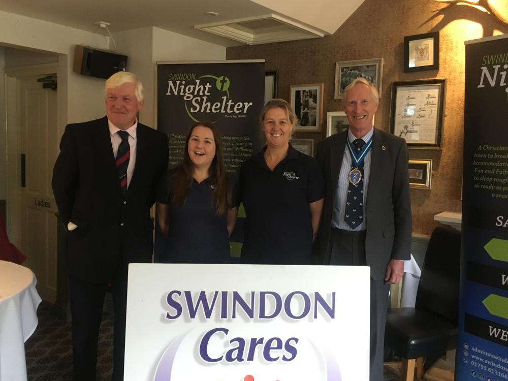Swindon Cares donates £16k 'lifeline' to homeless charity
