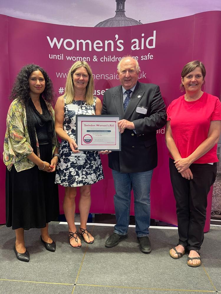 Swindon Domestic Abuse Support Service receives highest accolade