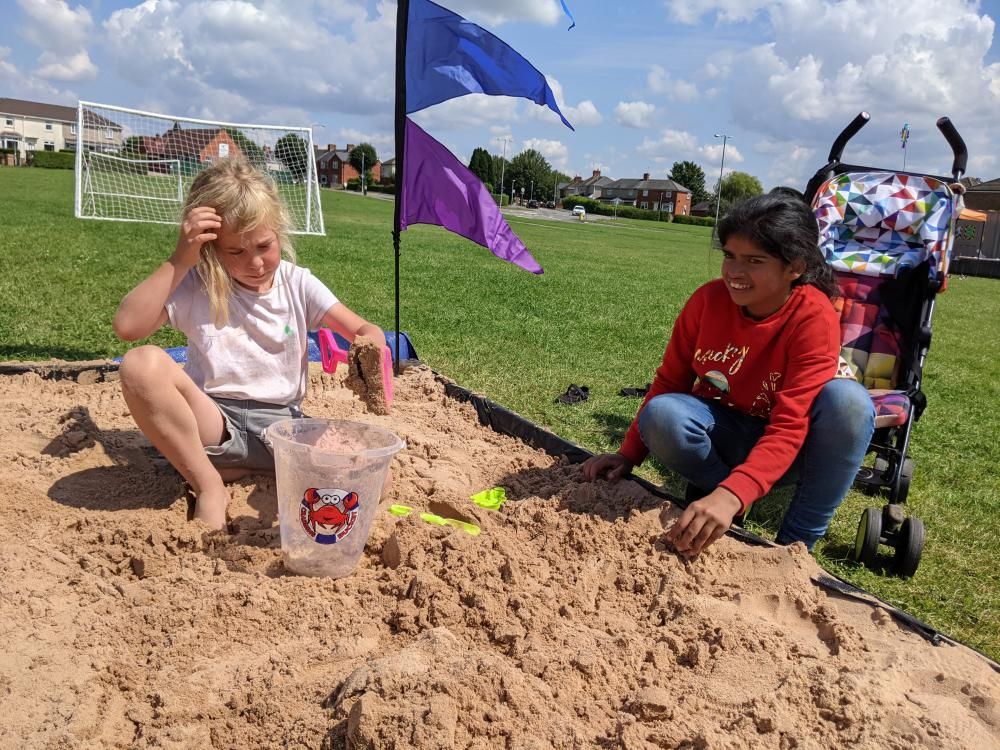 Community grant helps to build a beach