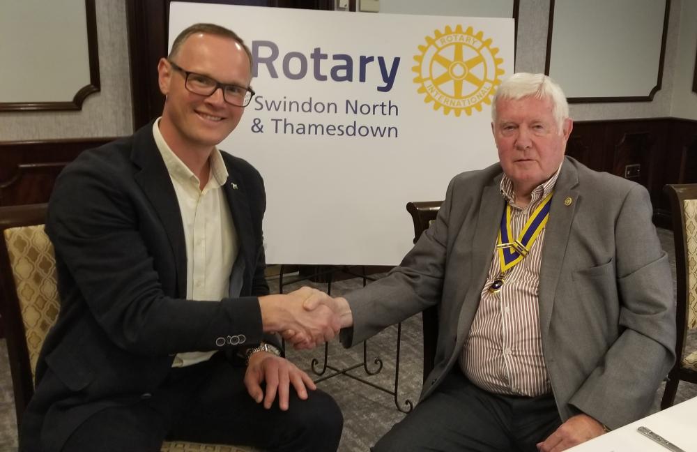 Rotarians and charity celebrate 23 years of working together