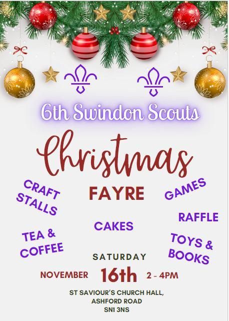 All welcome at Scouts' Christmas Fayre