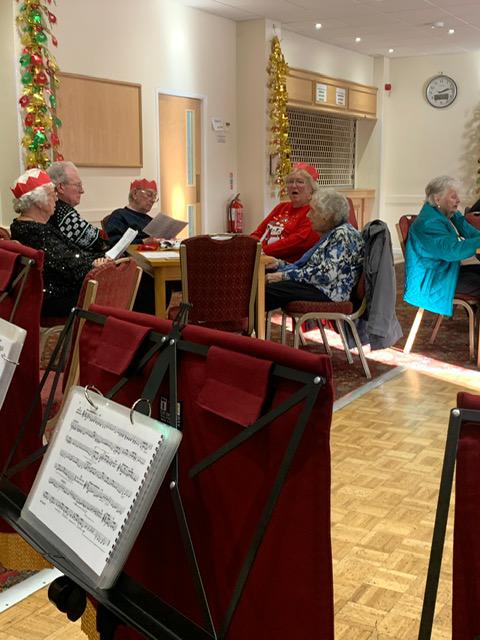 Swindon Brass provides entertainment at Christmas party for 'Tea and ...