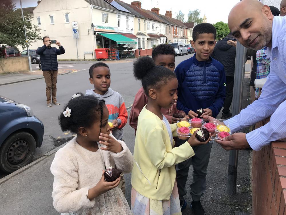 Muslim community members hosted street party for Coronation