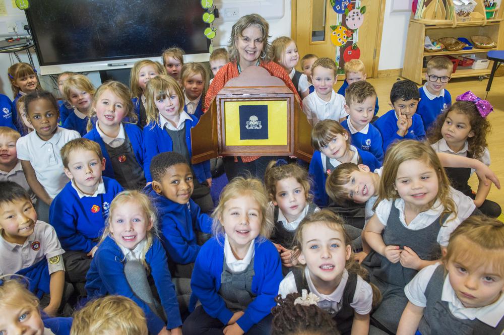 Storyteller teachers school kids about pint-sized heroes