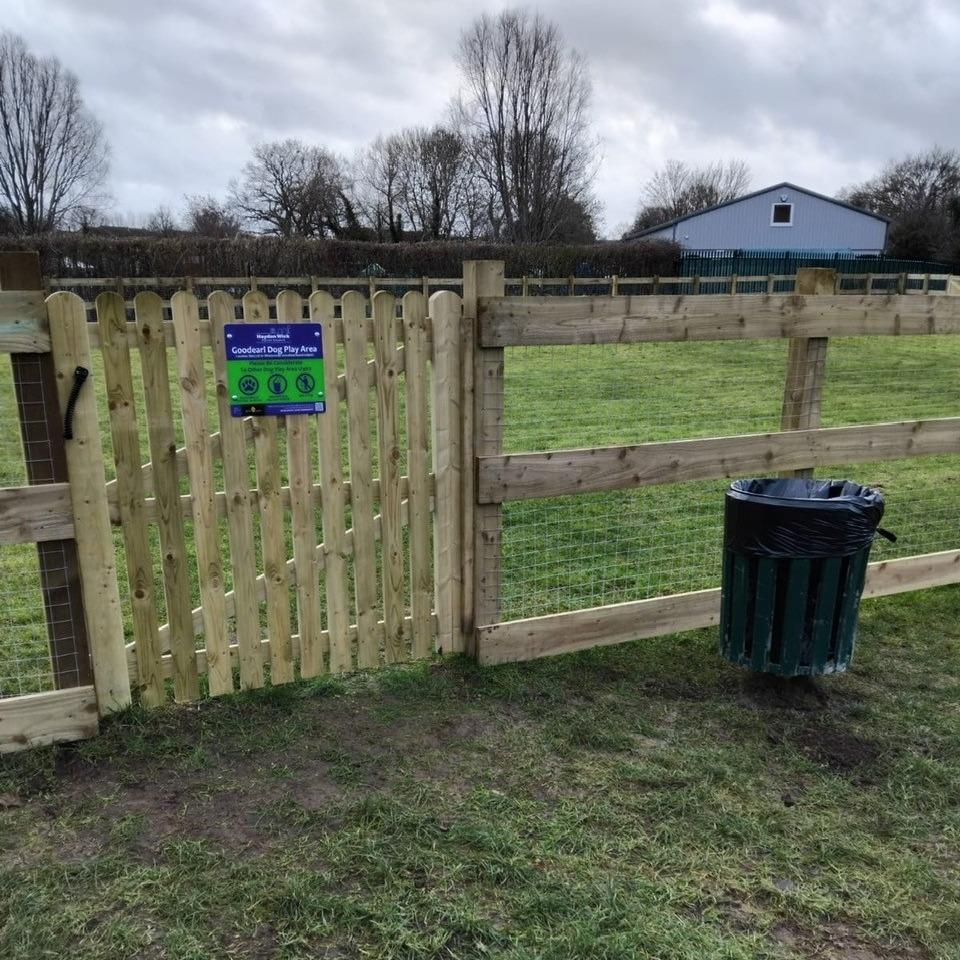 New fenced dog area for North Swindon
