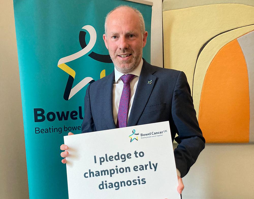 Bowel Cancer Awareness Month backed by Swindon MP