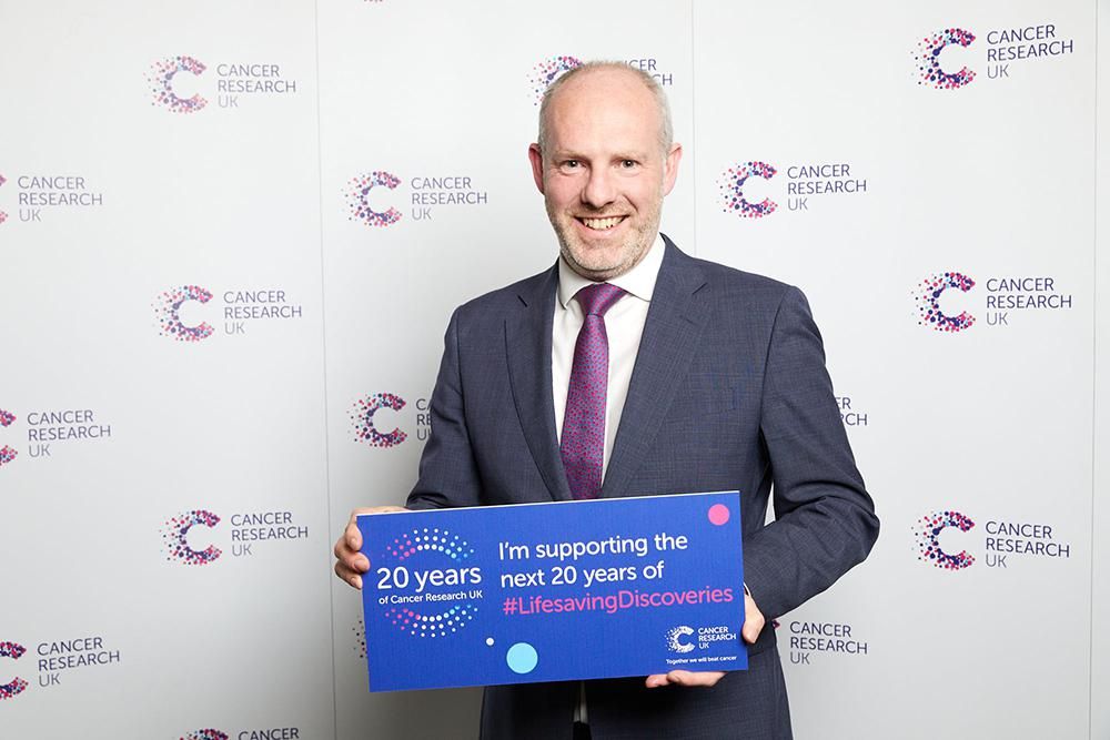 Swindon MP unites With Cancer Research UK at anniversary event