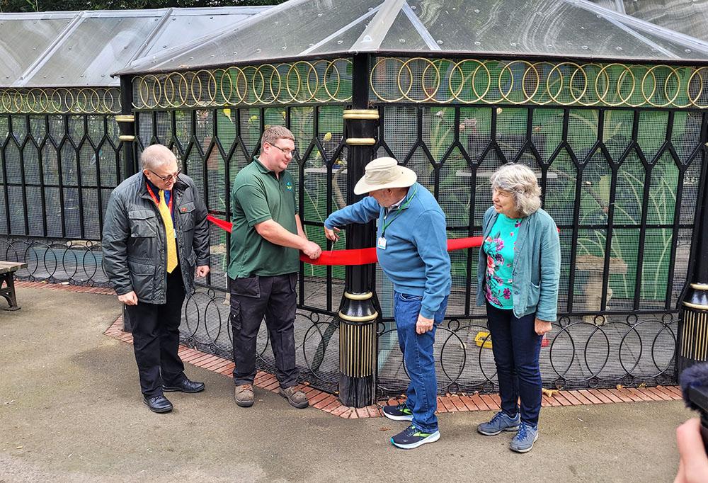 Home makeover for residents of Town Gardens aviary