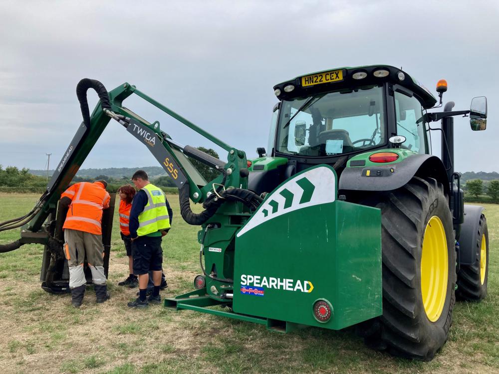 South Swindon Parish Council receive tractor training from local company