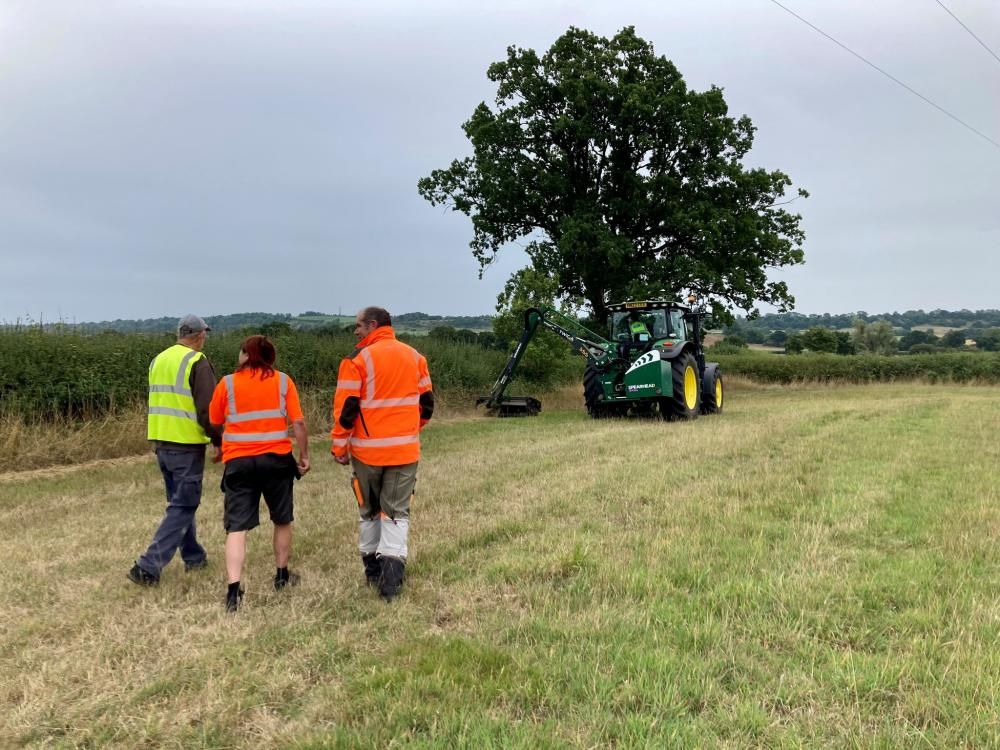 South Swindon Parish Council receive tractor training from local company