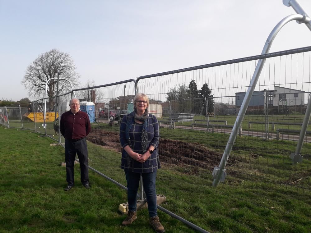 Playpark has new rope slide