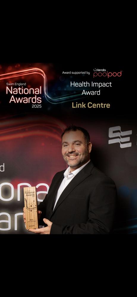 Link Centre wins national swimming excellence award
