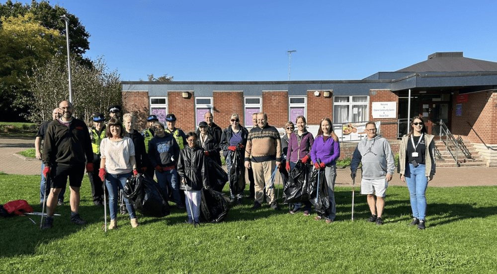 Eldene spruce-up volunteers thanked