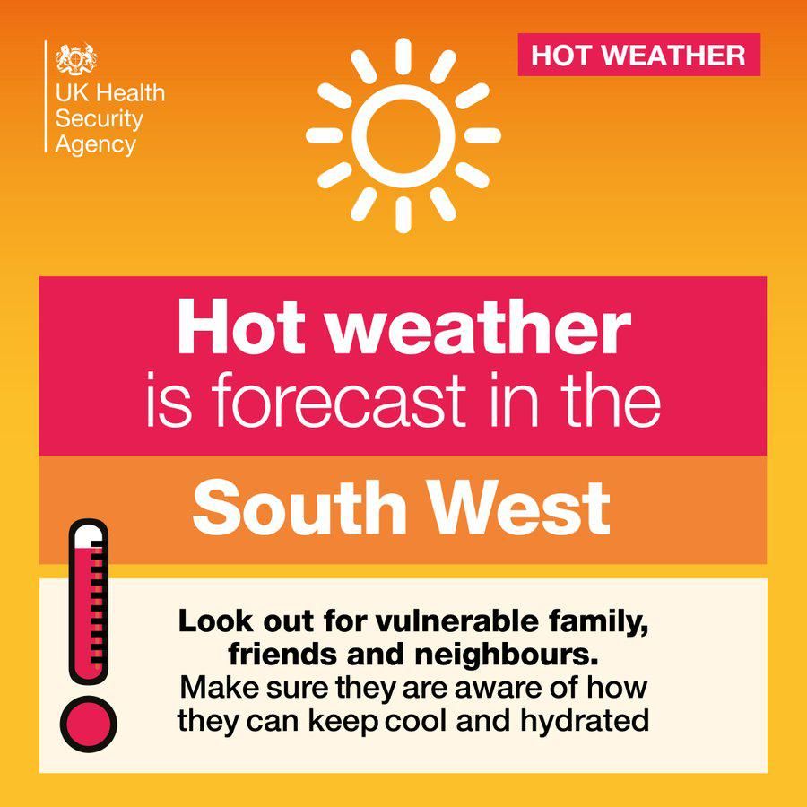 Hot weather safety tips for Swindon people