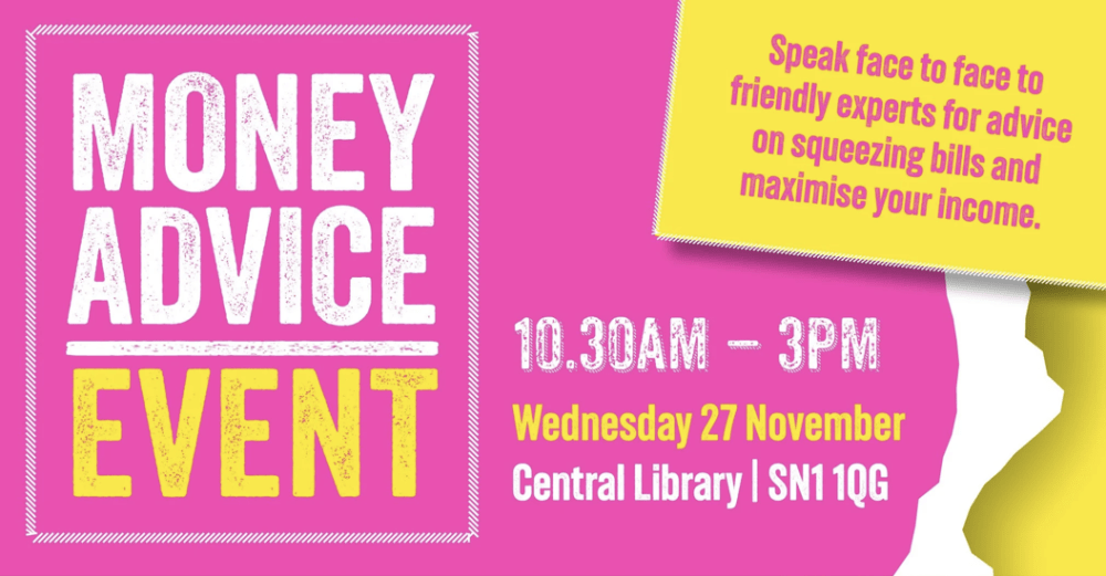 Cost of living advice session at Central Library