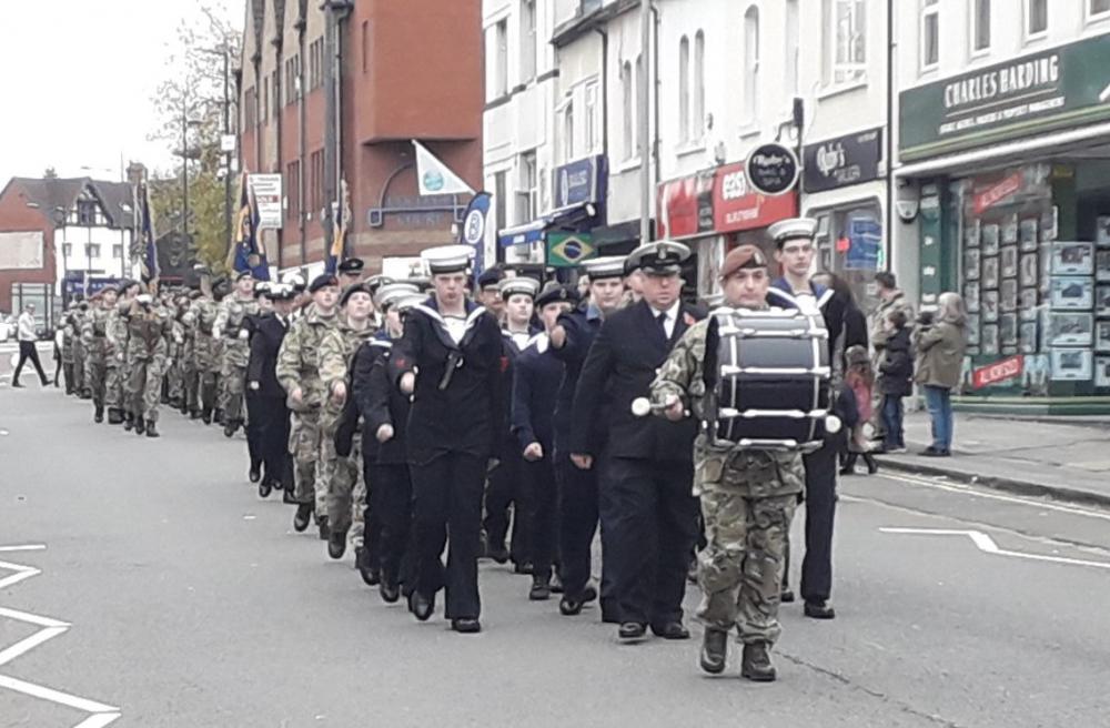 Hundreds attend Swindon Remembrance service