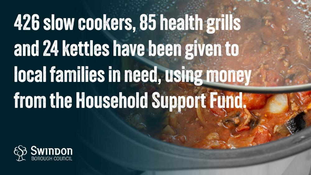 Council gives more than 400 slow cookers to Swindon families in need