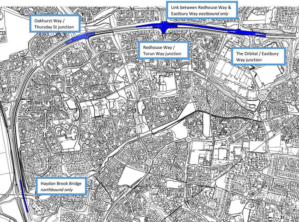 Thamesdown Drive resurfacing to start on 21 June