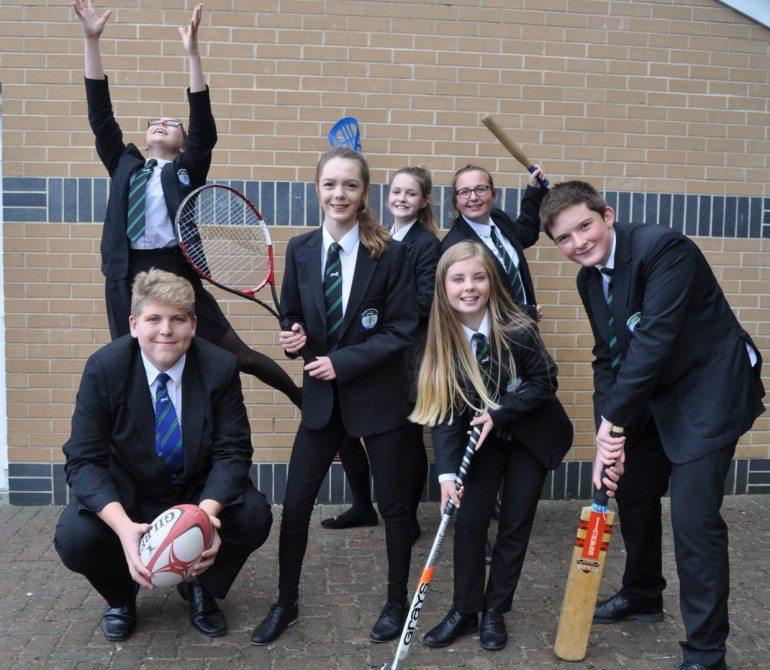 Bradon Forest School celebrate sporting awards during Women in Sports Week