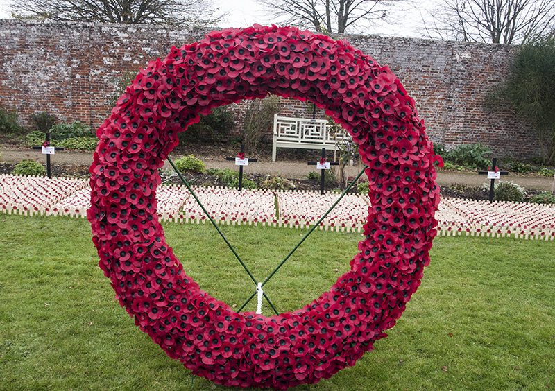 Field of Remembrance open in Lydiard Park Swindon from 10 to 20 November