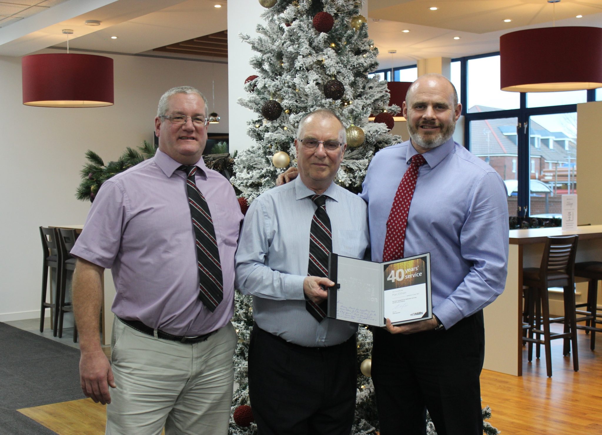 Marc says goodbye to Hills after almost five decades at the Swindon firm