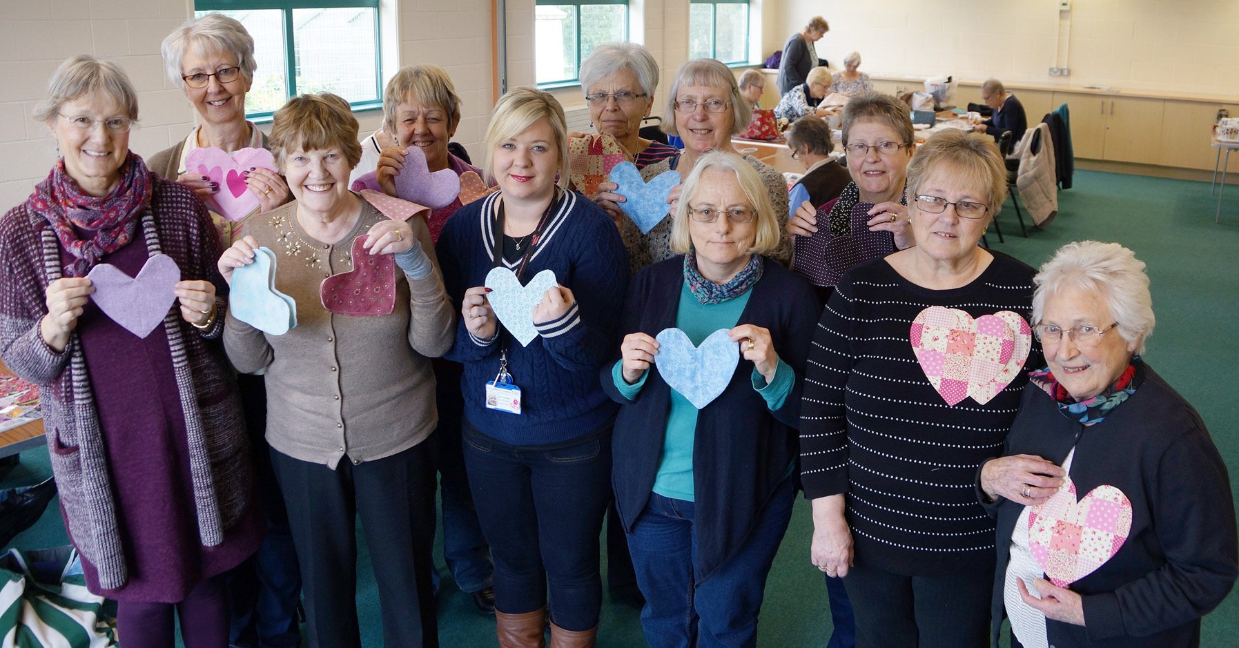 Quilters give their hearts to newborns