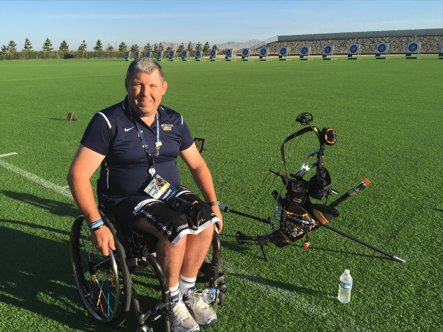 Invictus athlete backs RAF charity that supported his road to gold